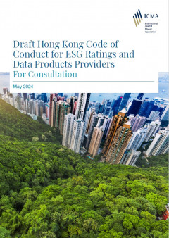 The Hong Kong ESG Ratings and Data Code of Conduct Working Group » ICMA